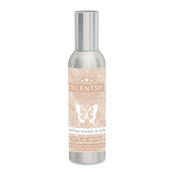 White Amber & Silk Room Spray | Scentsy Online Store