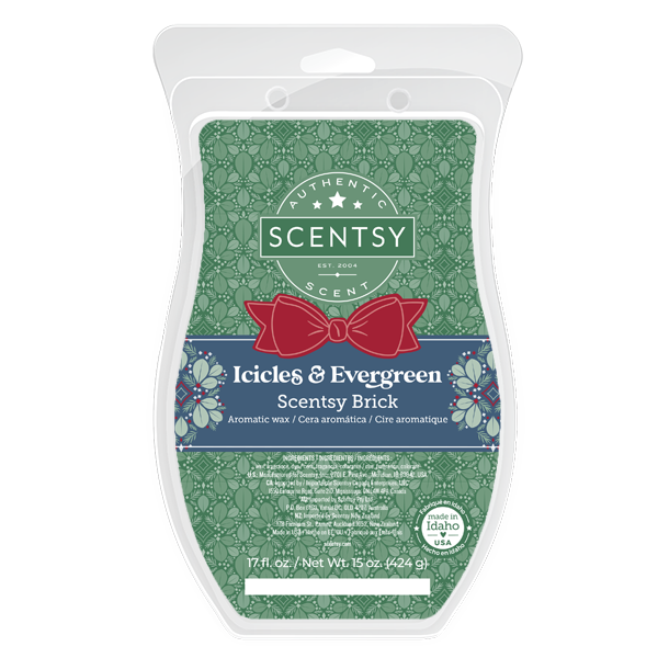 Icicles & Evergreen Scentsy Wax Brick | Scentsy Online Store