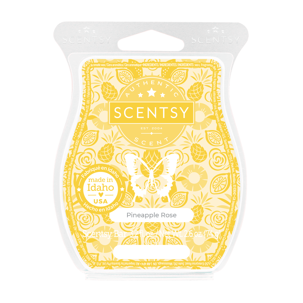 Pineapple Rose Scentsy Wax Bar (January 2023) | Scentsy Online Store