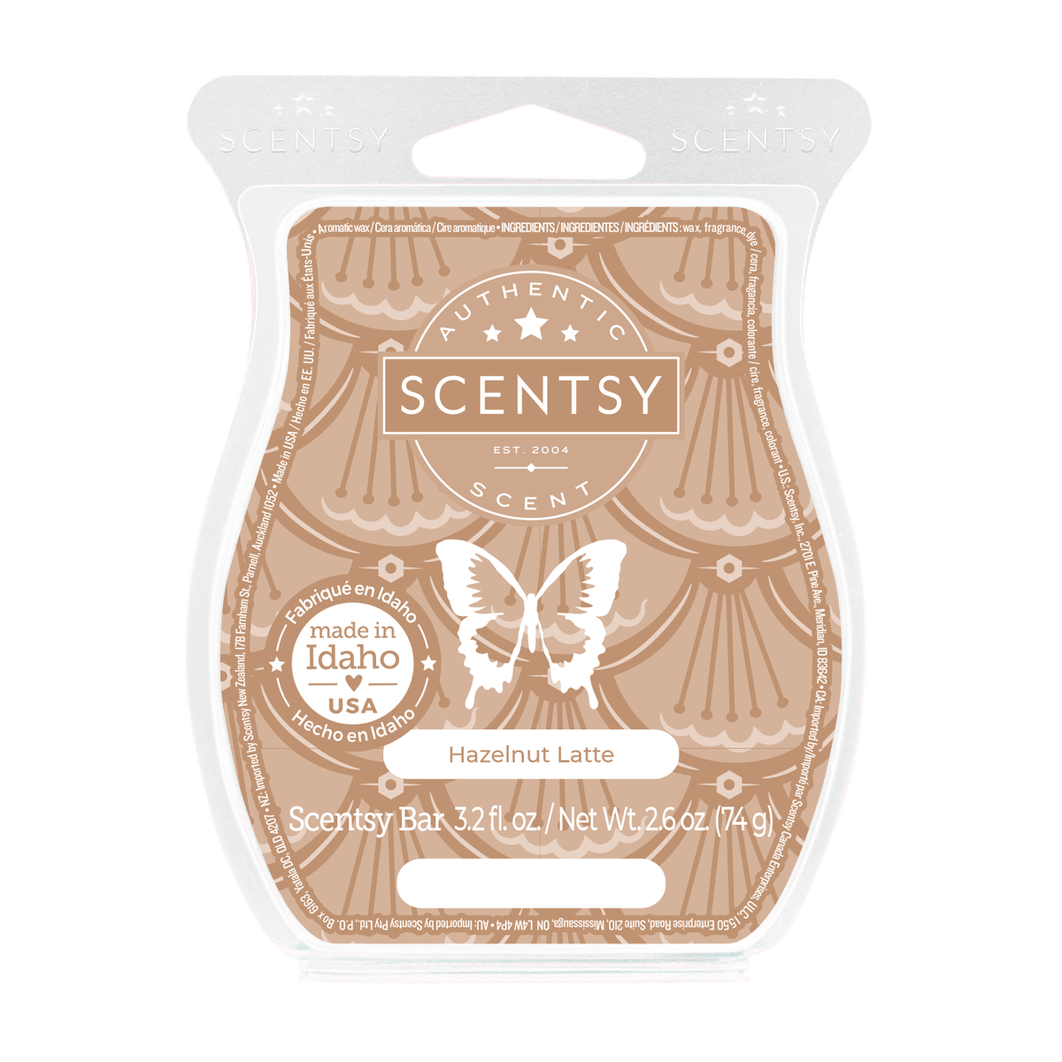 Hazelnut Latte Scentsy Wax Bar | Scentsy Online Store