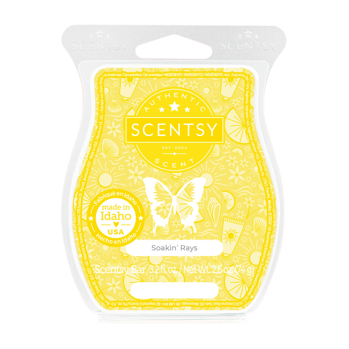 Soakin' Rays Scentsy Wax Bar | Scentsy Online Store