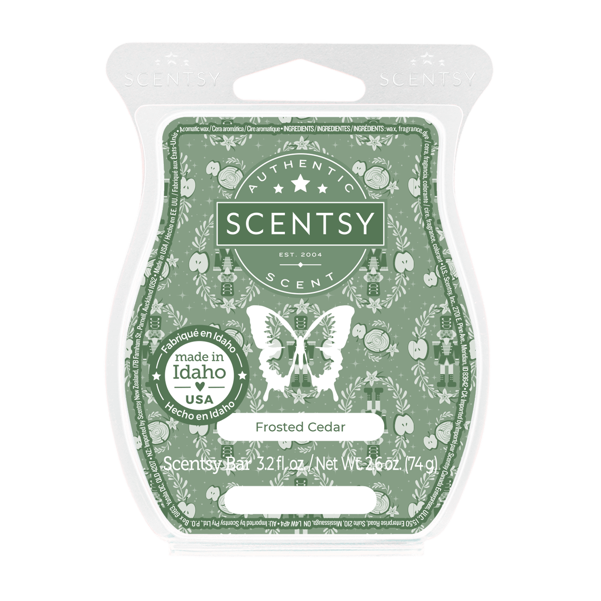 Frosted Cedar Scentsy Wax Bar Scentsy Online Store