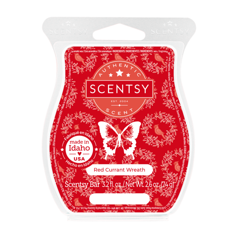 Red Currant Wreath Scentsy Wax Bar | Scentsy Online Store