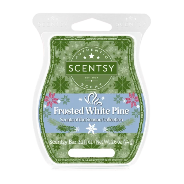 Frosted White Pine Scentsy Wax Bar | Scentsy Online Store