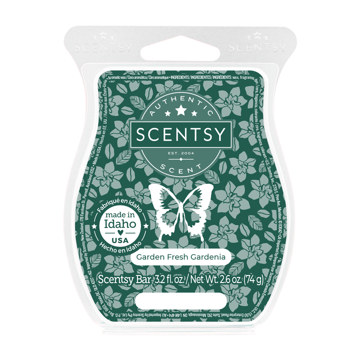 Garden Fresh Gardenia Scentsy Wax Bar | Scentsy Online Store