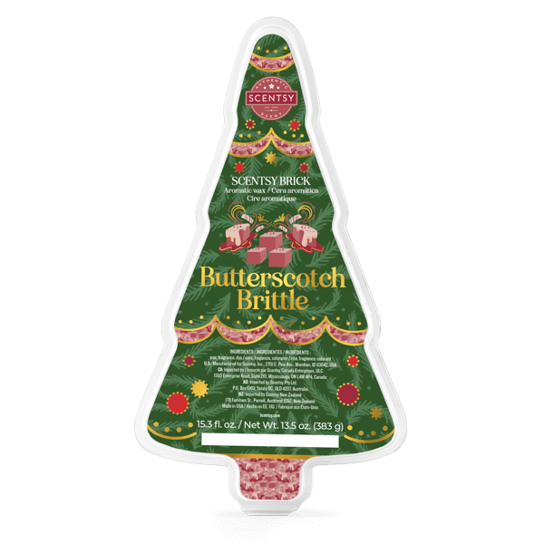 Scentsy Butterscotch Brittle Wax Melts Brick | Get A Scent