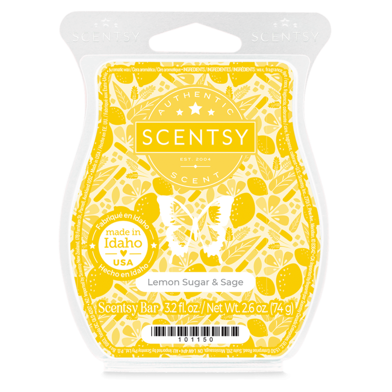 Lemon Sugar & Sage Scentsy Wax Bar (June 2025) | Scentsy Online Store