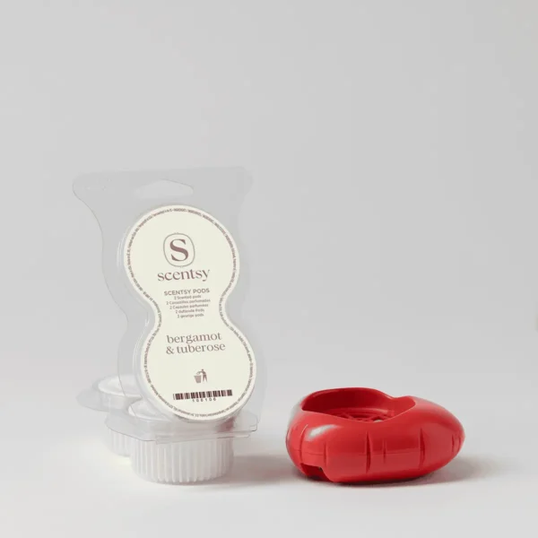 Scentsy Air Solo – Red Heart + Bergamot & Tuberose Scentsy Pods Bundle ...